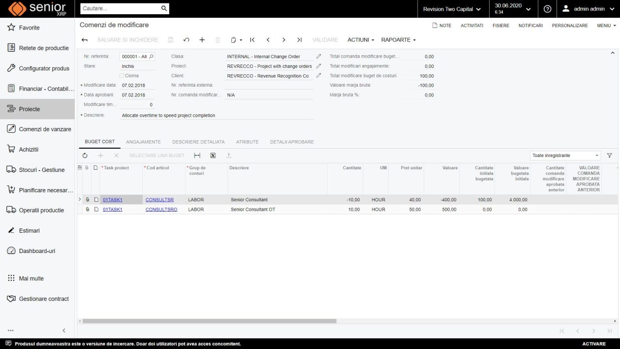 ERP Constructii - Sistem Software complet pentru Constructii